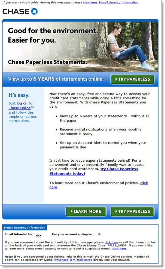 Long-term Archive Update: Chase Credit Cards Provides Six Years - Finovate